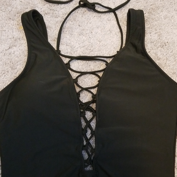 Mossimo Supply Co. | Swim | Mossimo One Piece Laced Bathing Suit | Poshmark